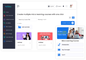 Ai eLearning Authoring Tool | Create courses in Minute